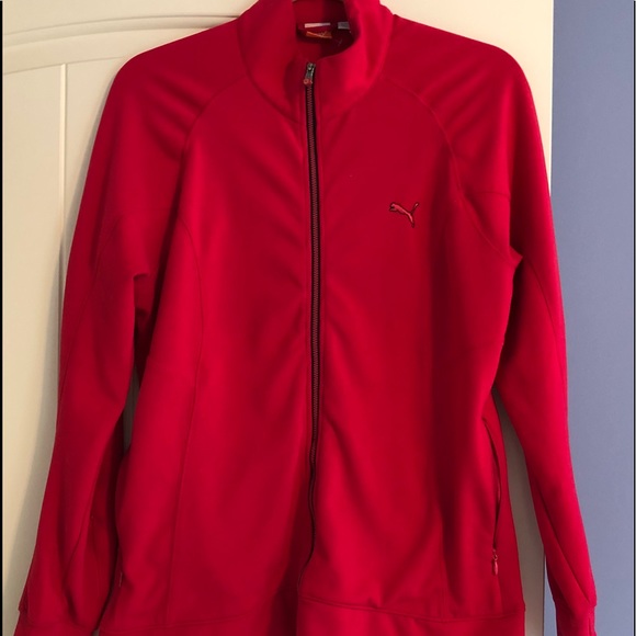 Puma | Jackets & Coats | Puma Sports Womens Full Zip Pink Running ...